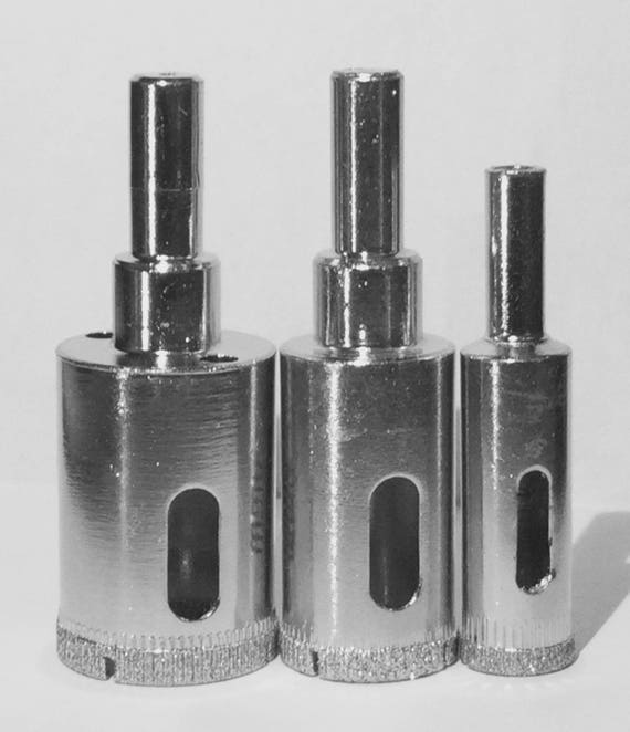 Drill bit for glass bottle store