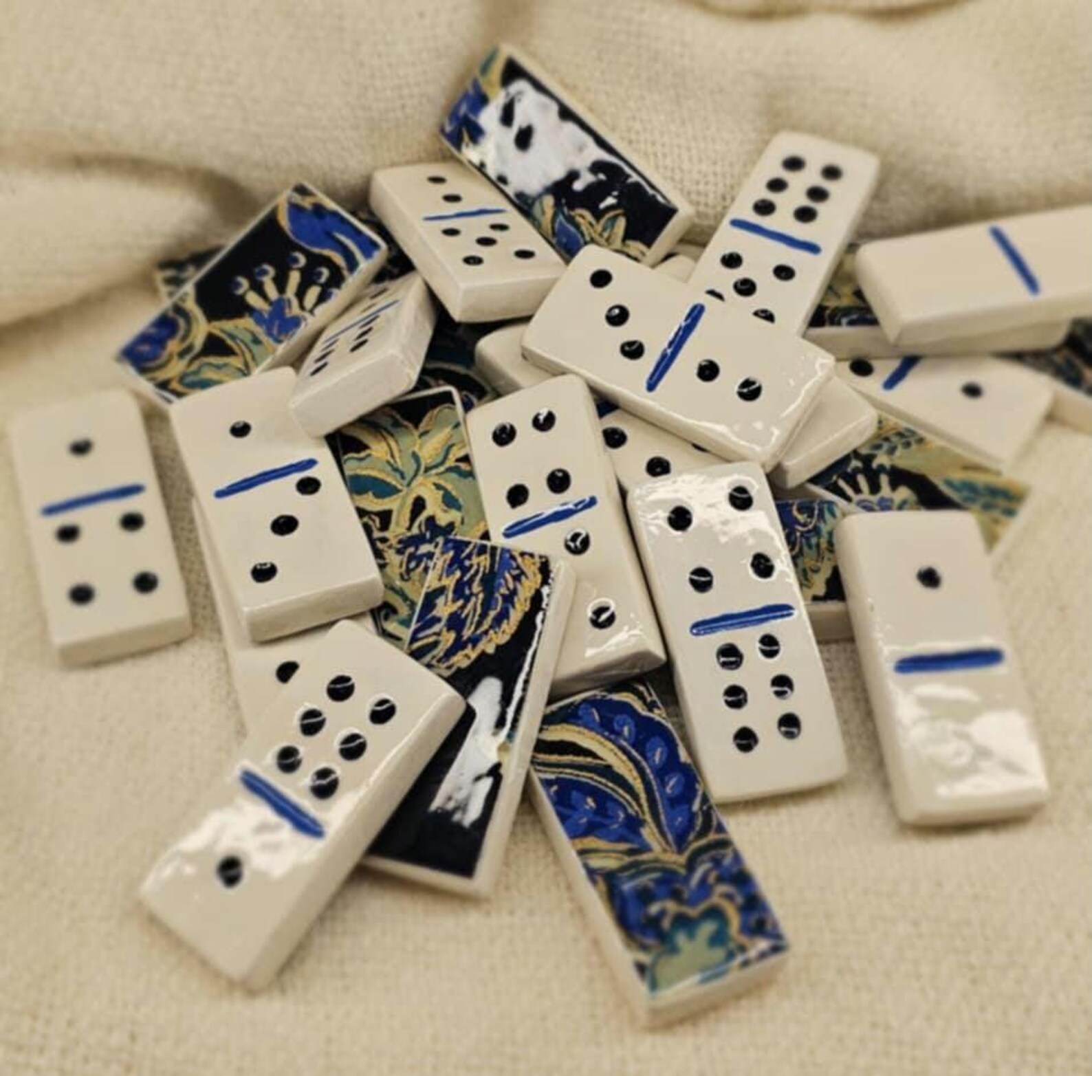 Custom Homemade Domino Set: Personalized Design & Colors - Etsy