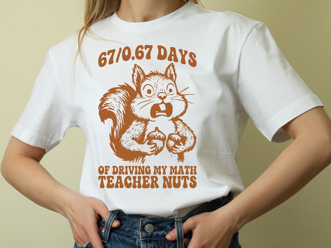 100th Day of School Squirrel Meme | Funny Math Design (SVG, PNG) - Etsy