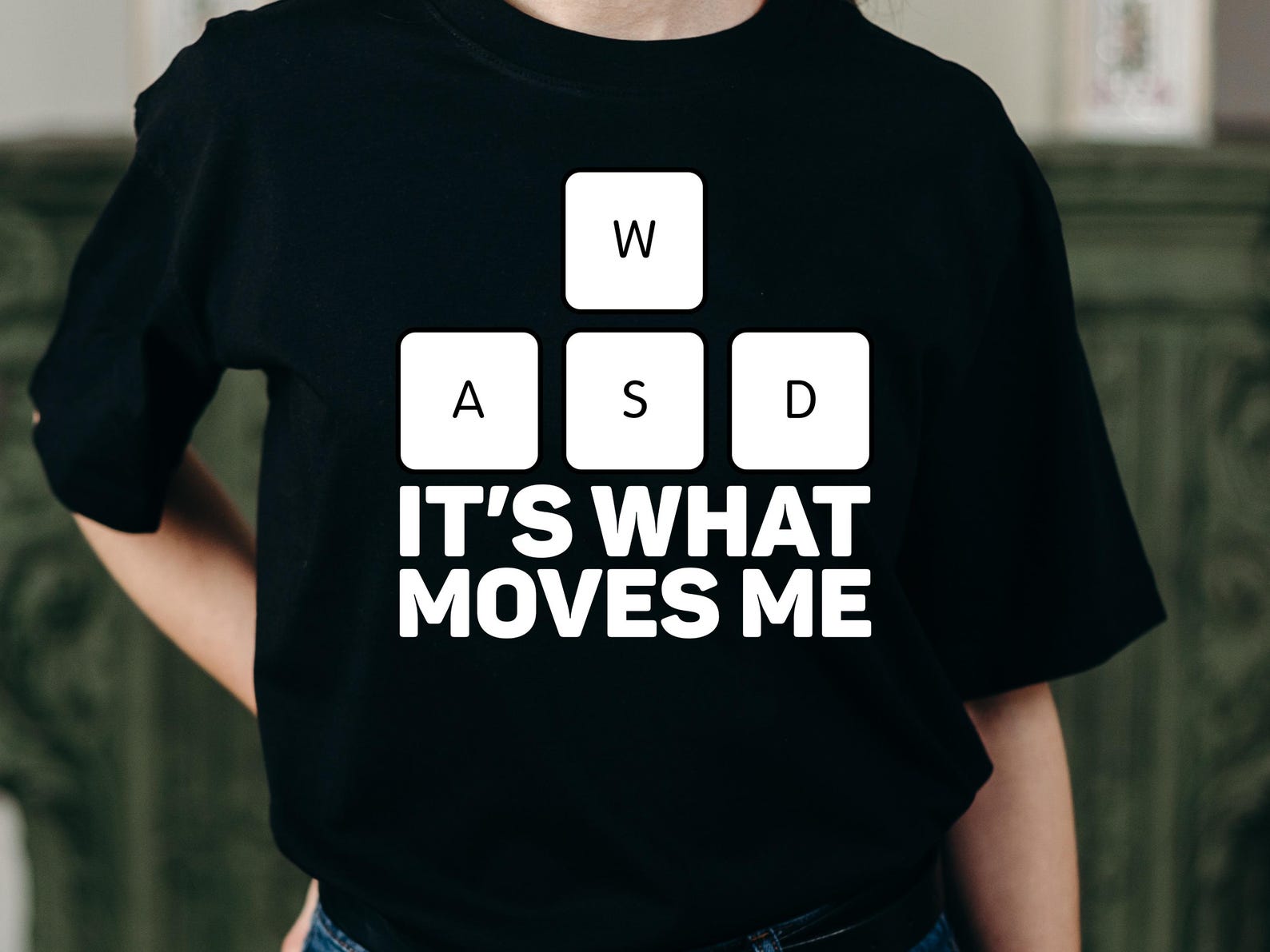 WASD Gamer Humor PNG SVG, Gaming Quote Graphic Design - Etsy