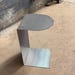 Modern C- Shaped Metal Side Table - Etsy