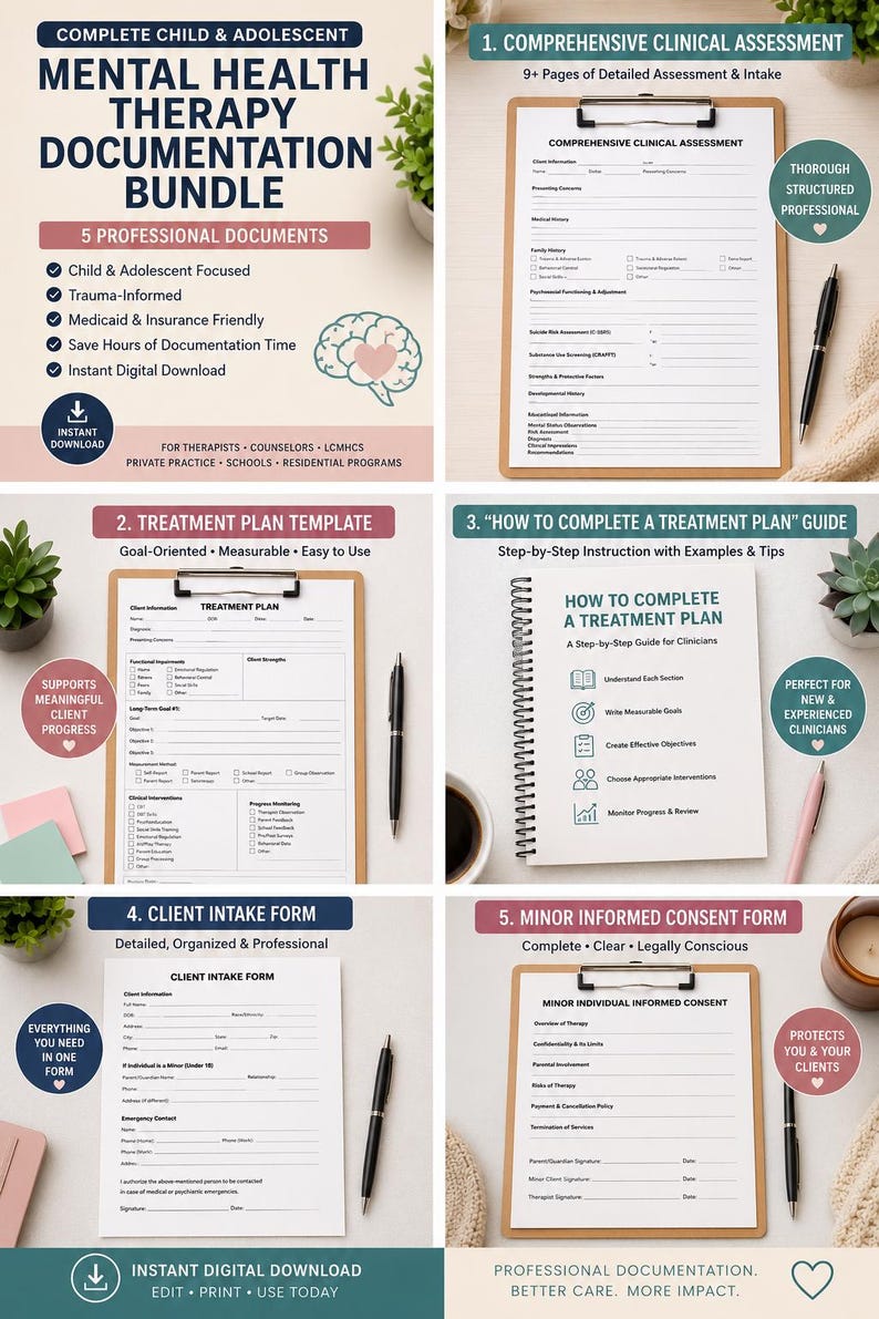 Complete Intake Files Medicaid Ready - Etsy Australia