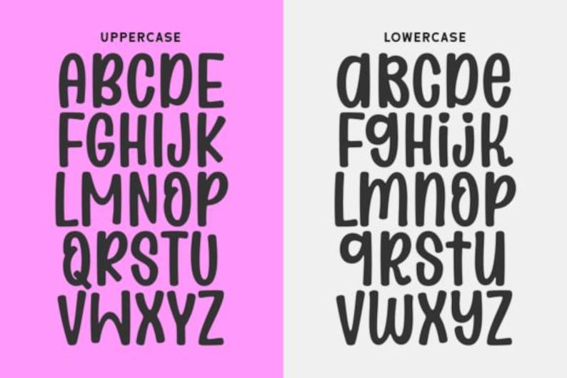 Elegant Script Font: Preppy Style Typeface (digital Download) - Etsy