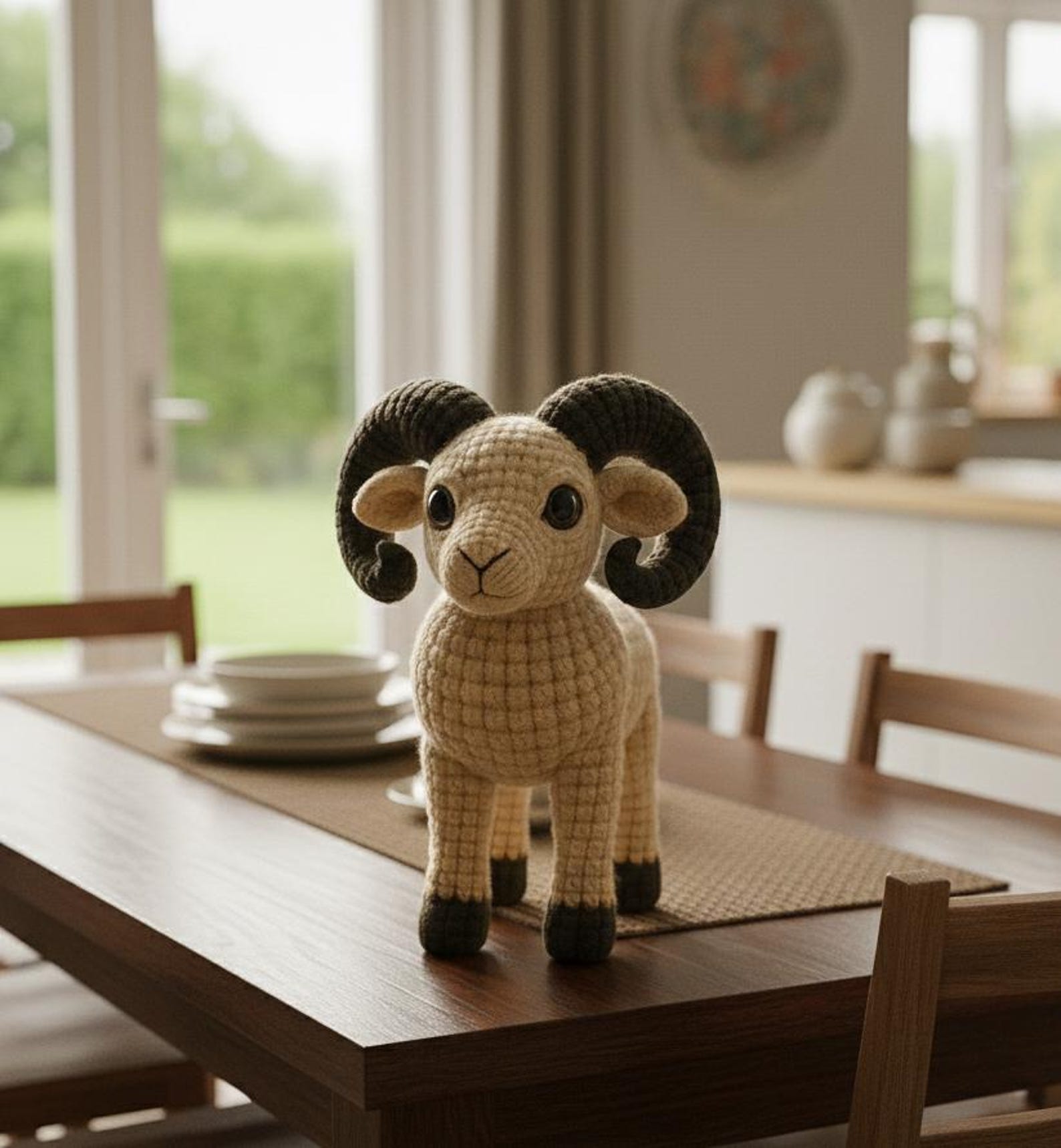 Snow White Ram Crochet Pattern Amigurumi Goat Plush Toy PDF Pattern - Etsy
