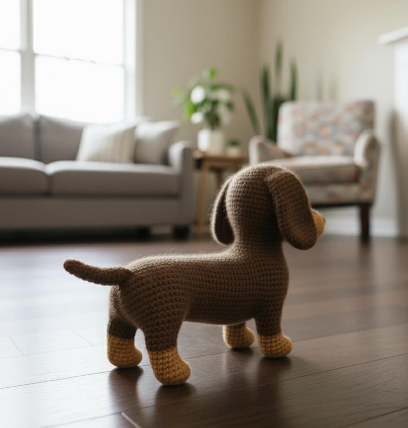 Dachshund Amigurumi Crochet Pattern Sausage Dog Plushie (PDF Pattern ...