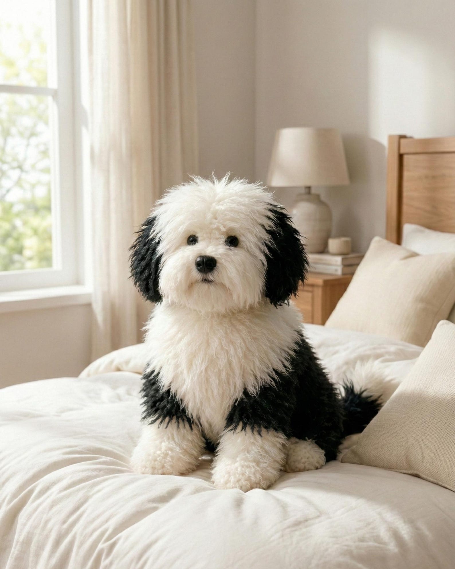 Realistic Bobtail Dog Crochet Pattern PDF • Fluffy Plush Dog Toy DIY ...