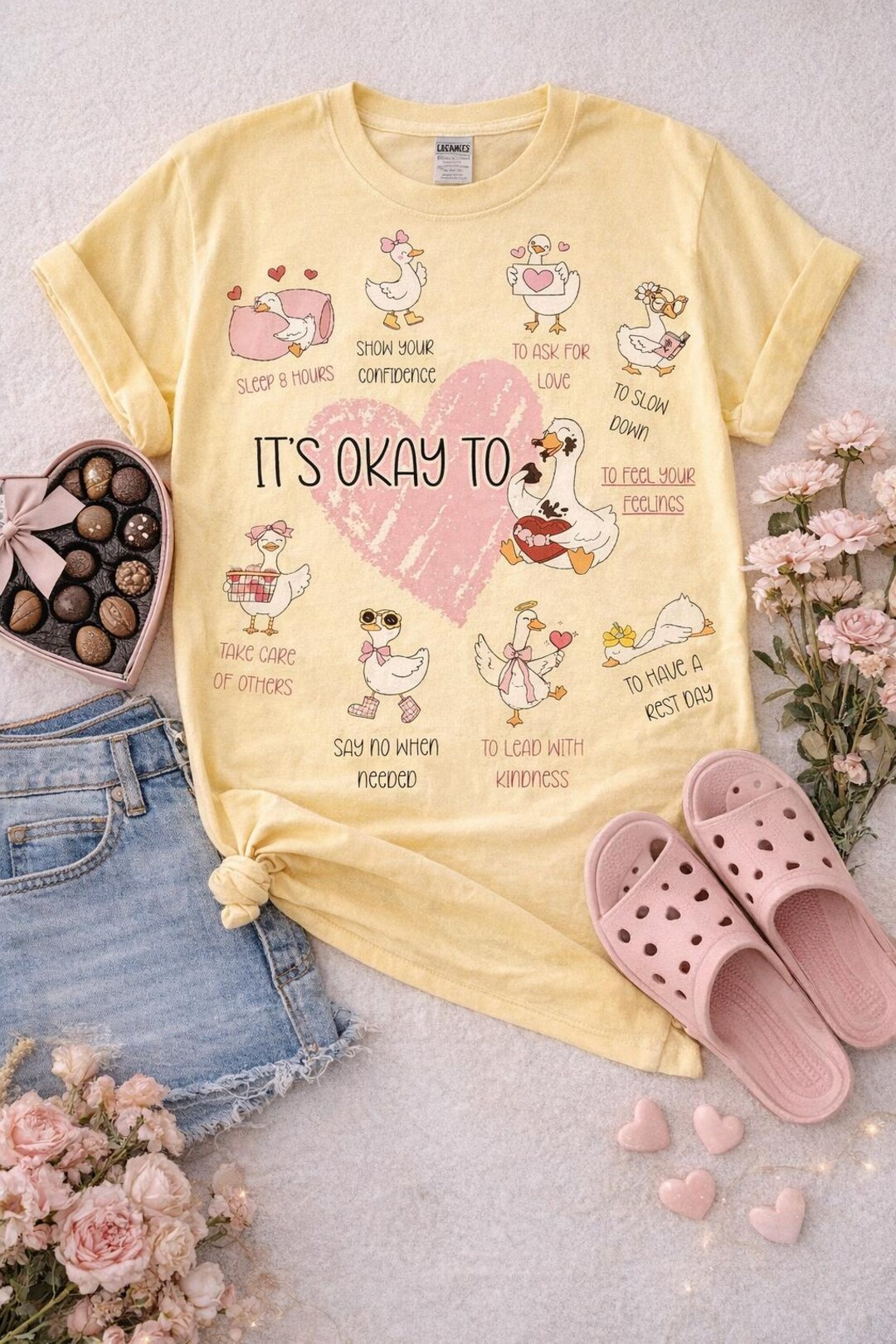 Comfort Colors It's Okay to Feel T-shirt Mental Health Awareness Shirt ...