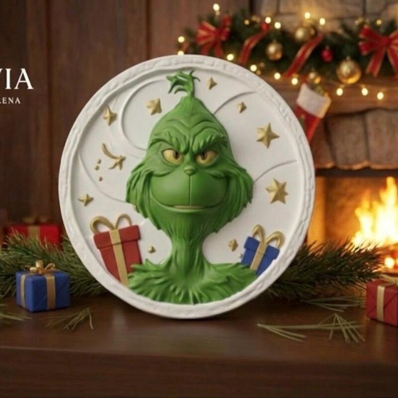 Grinch Plates - Etsy