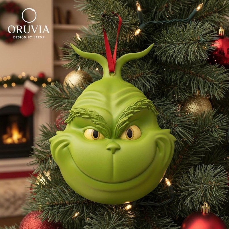 Grinch 3 D Figures - Etsy