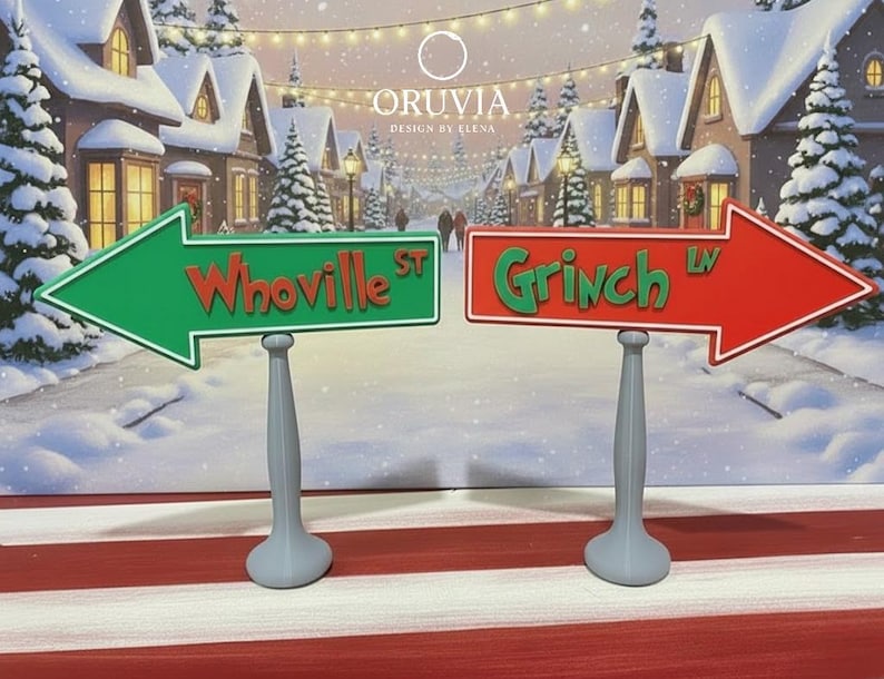 Grinch Signs 3D STL Files - Etsy