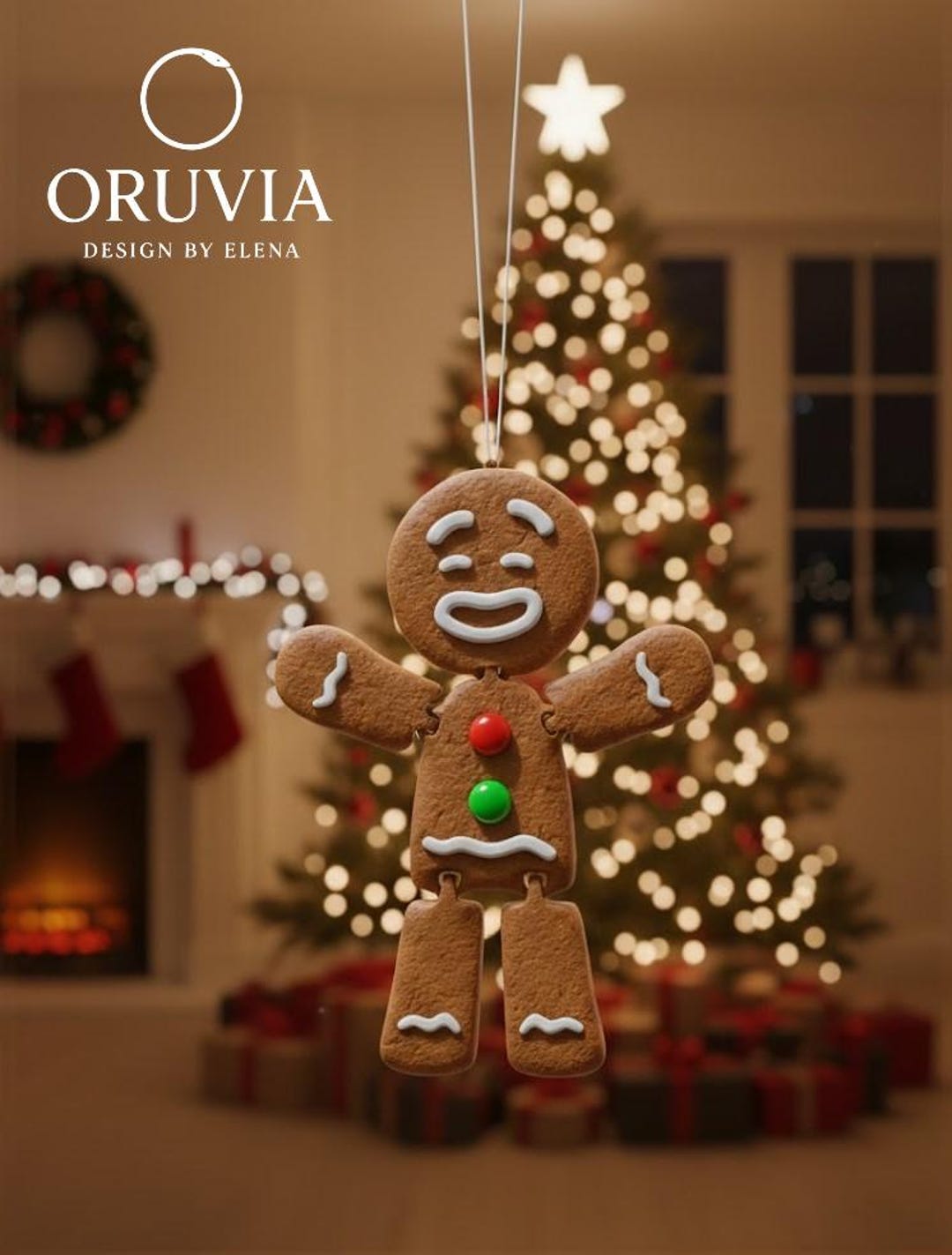 Filexi Gingerbread Man Figure 3D STL File - Etsy