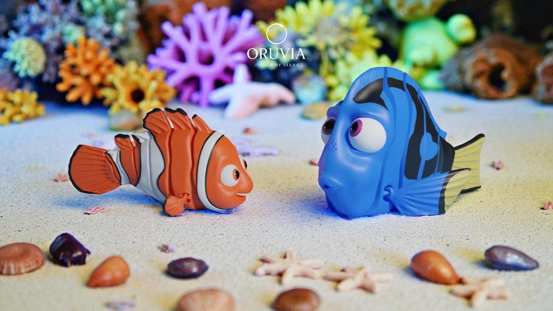 Flexi Finding Nemo 3D STL Files - Etsy UK