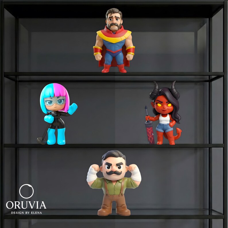 Dispatch Characters 3MF Bundle I Game Figures 3MF Pack I Colored ...