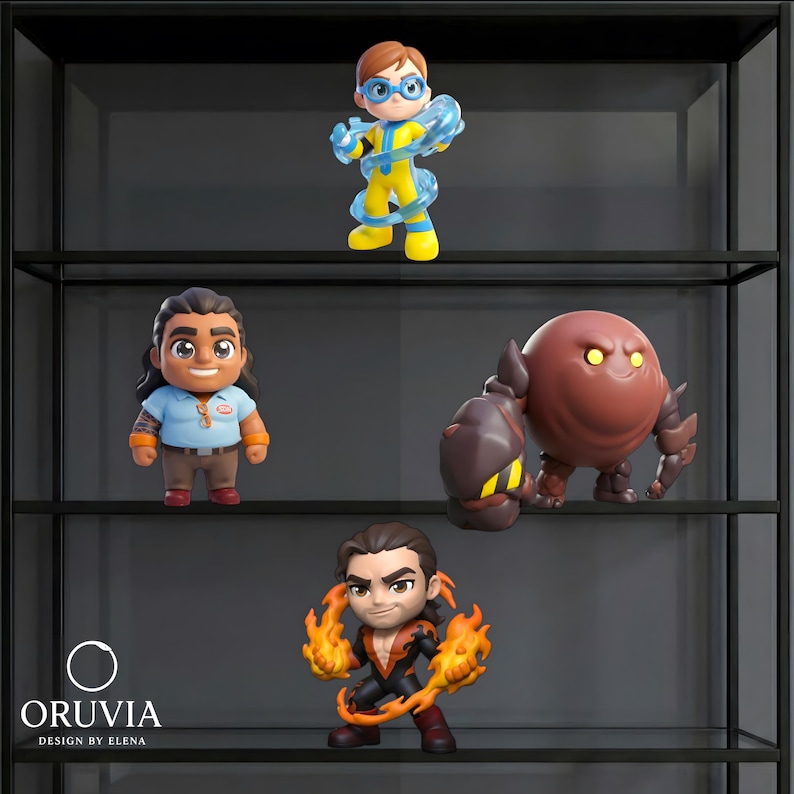 Dispatch Characters 3D STL Bundle I Game Figures STL Pack I Digital ...