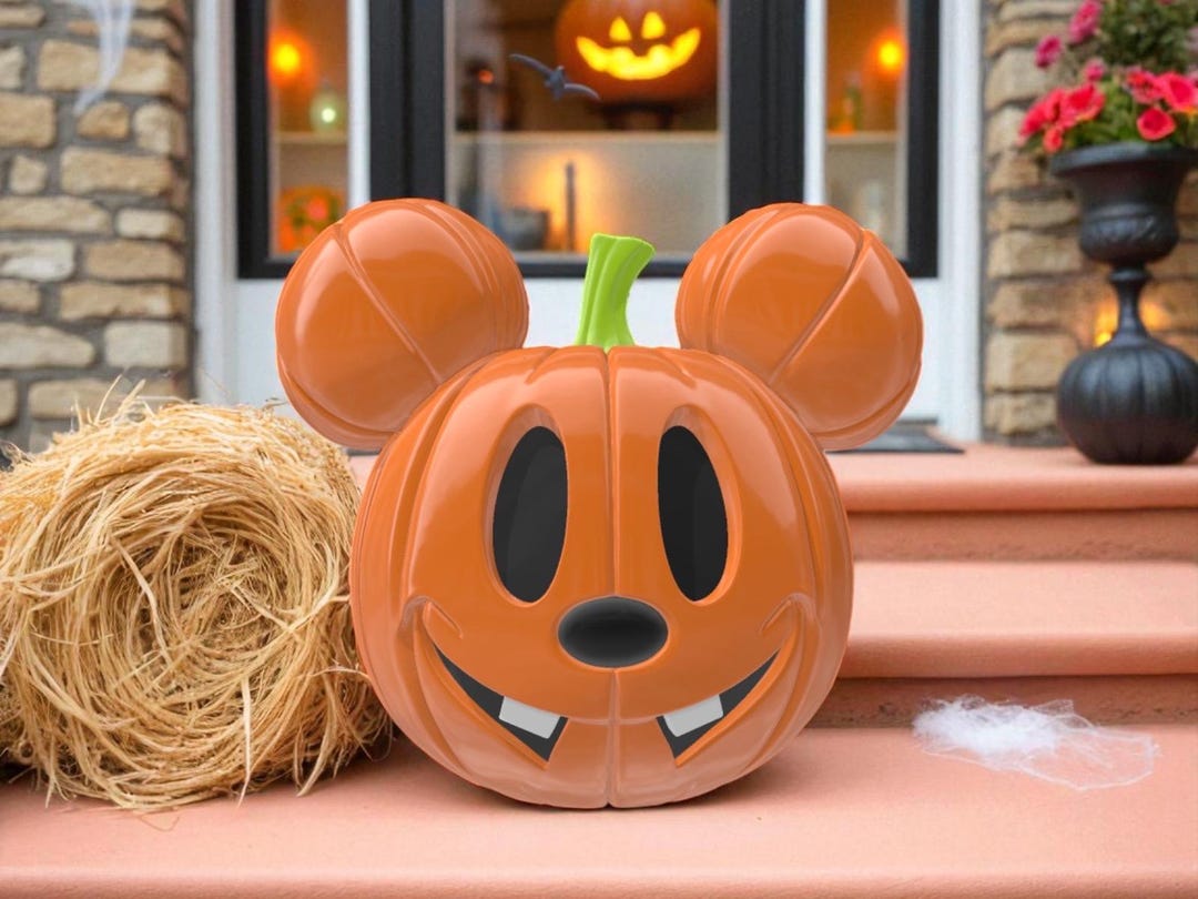 Mickey Mouse Pumpkin Figure 3D Print Files (STL/3MF) - Etsy