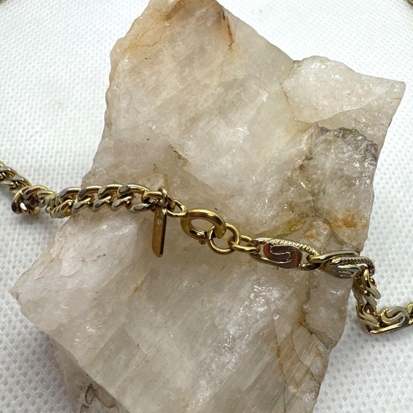 Vintage Monet Gold Tone Textured Link Chain 54'' Necklace Retro 80s 90s ...