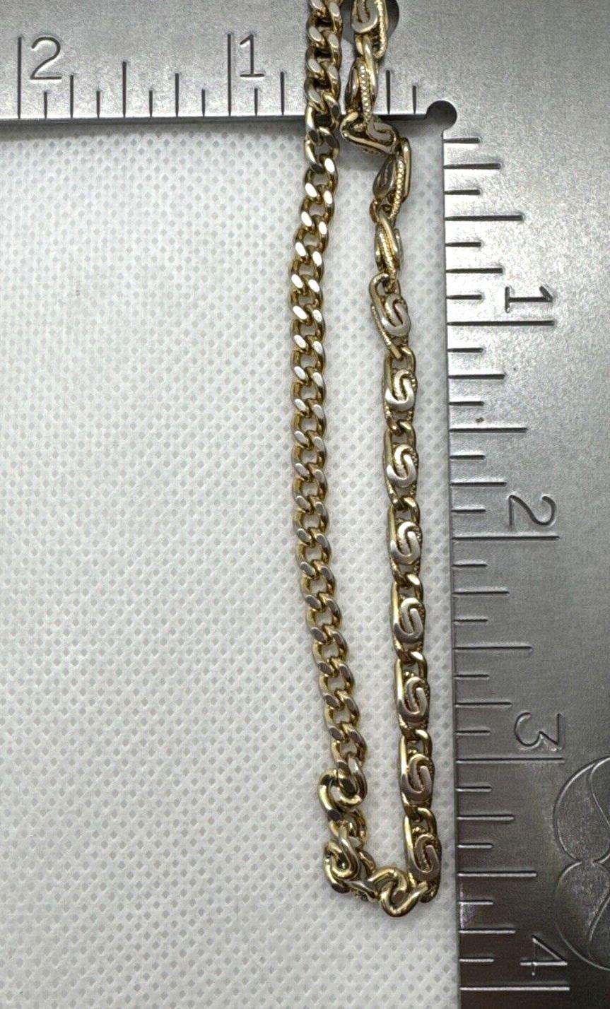 Vintage Monet Gold Tone Textured Link Chain 54'' Necklace Retro 80s 90s ...