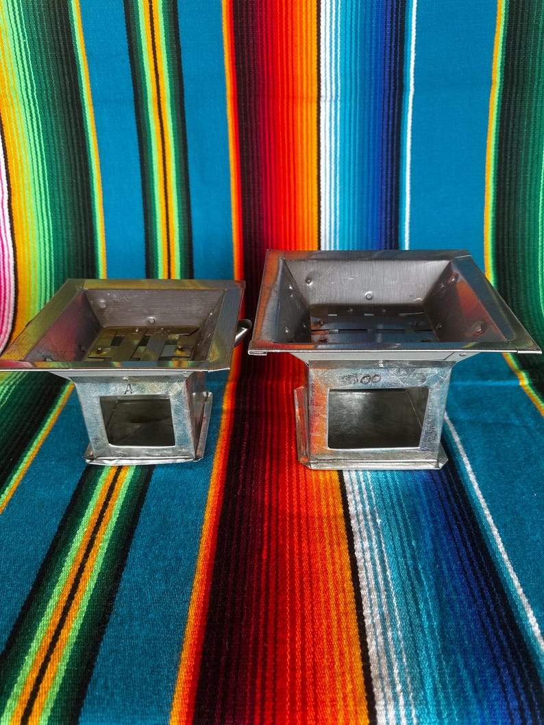 Brasero Mexicano Para Las Casuelas, Anafre De Metal, Hecho a Mano ...