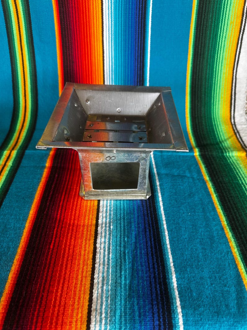 Brasero Mexicano Para Las Casuelas, Anafre De Metal, Hecho a Mano ...