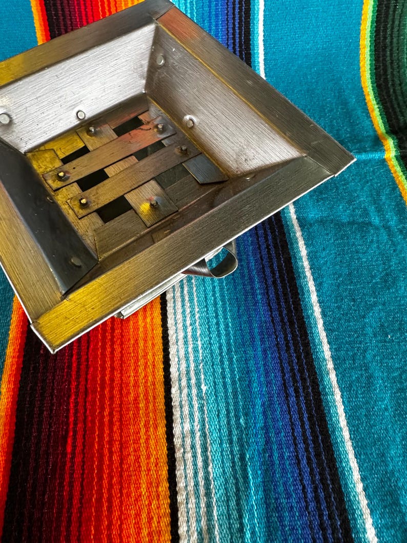 Brasero Mexicano Para Las Casuelas, Anafre De Metal, Hecho a Mano ...