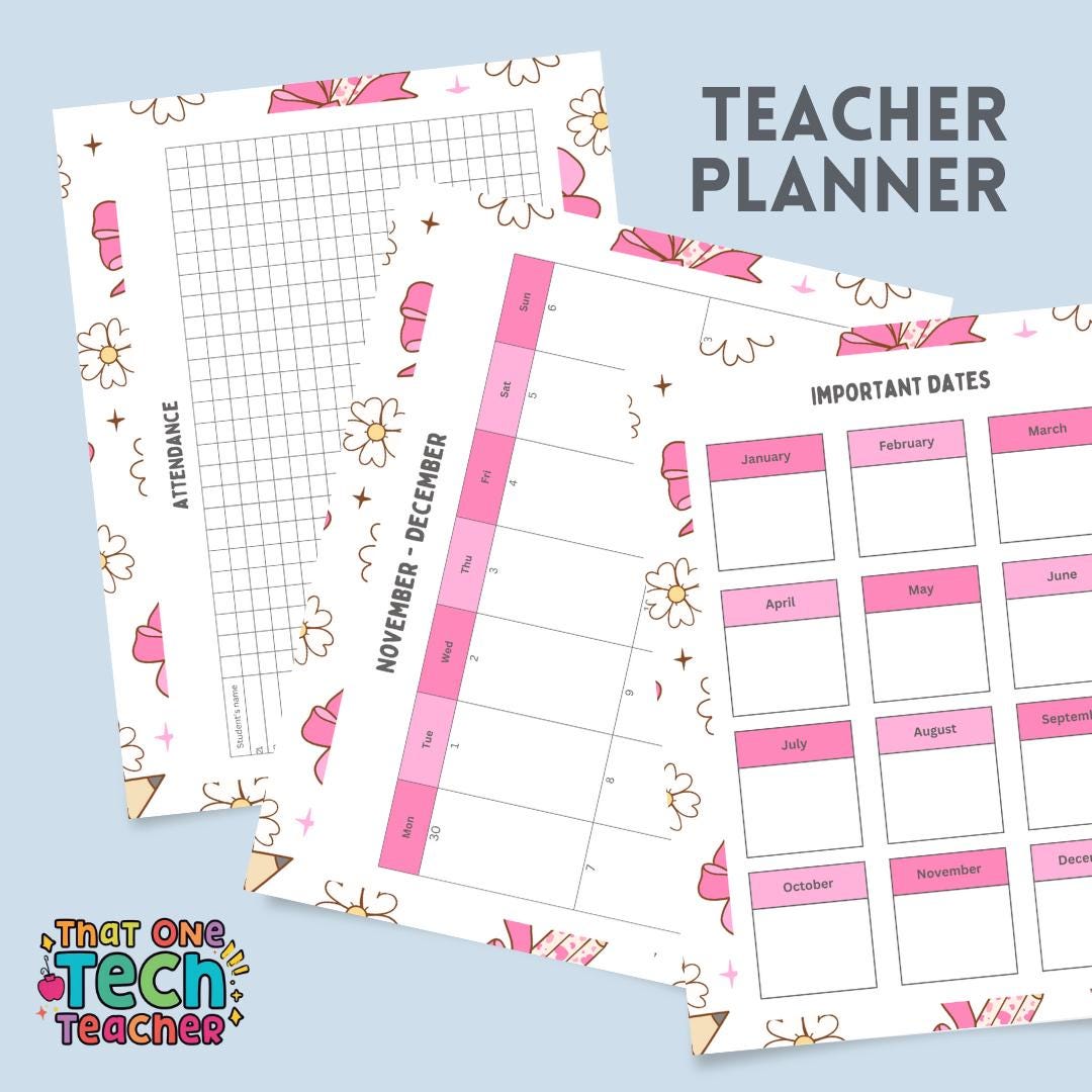 2026 Digital Teacher Planner: Editable Classroom Organizer (PDF) - Etsy