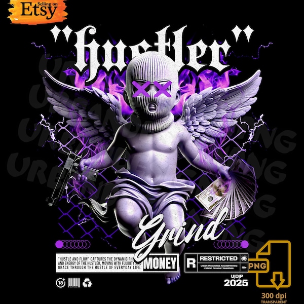Hustler Streetwear Svg - Etsy
