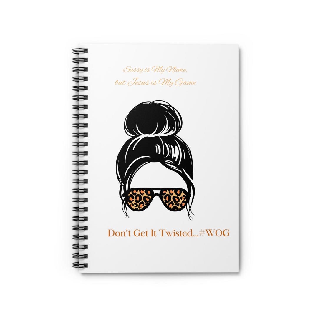 Woman of God (#WOG) Spiral Notebook - Ruled Line - Etsy