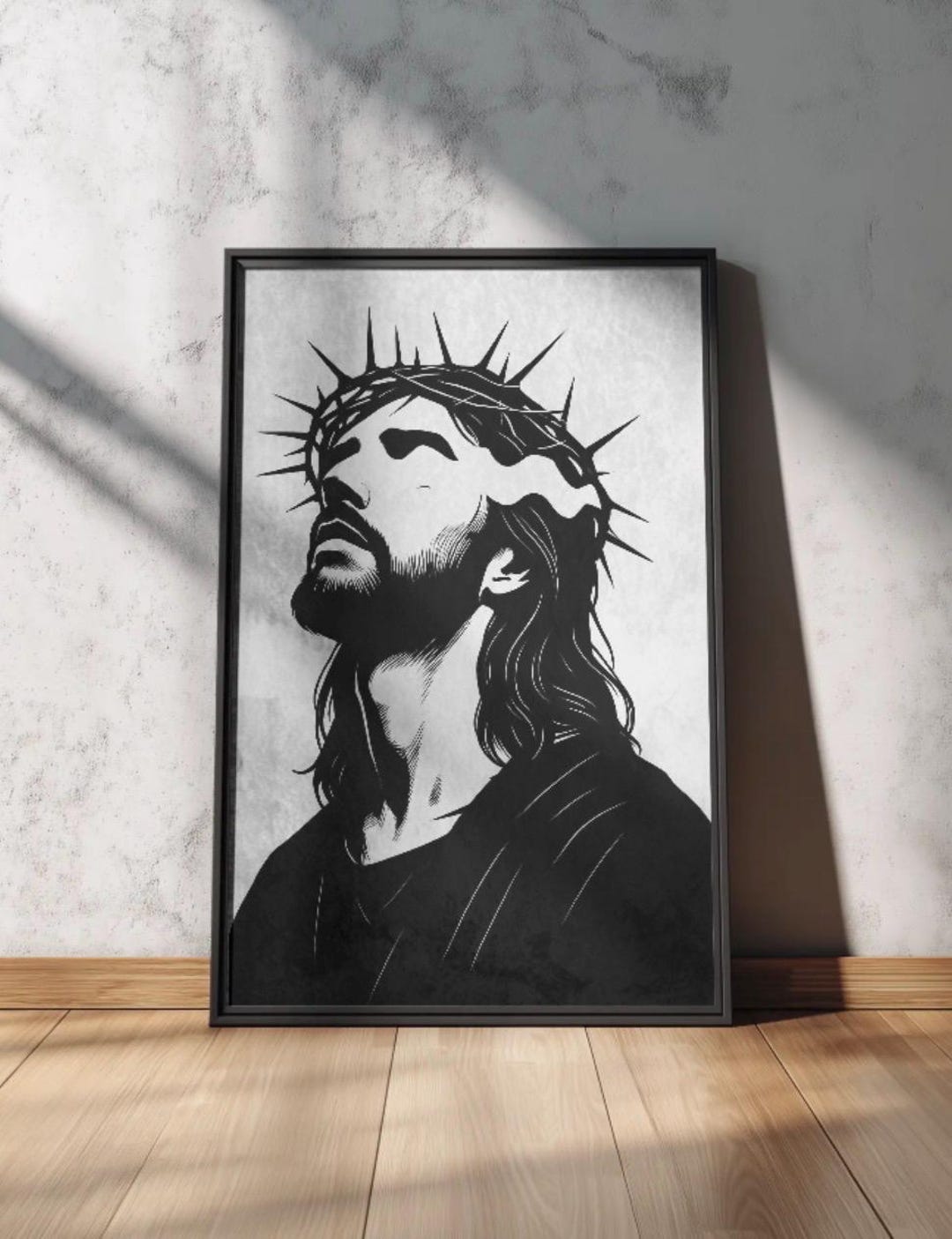 Jesus Christ Poster, Christian-artful-wall-print, Modern Christianity ...