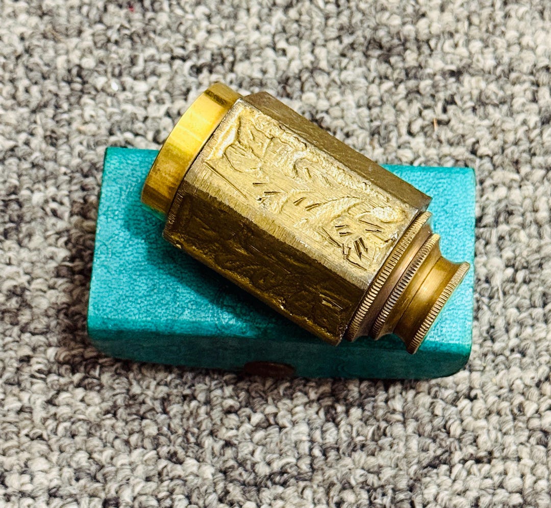 6" Brass Telescope Mini Handheld Spyglass Nautical Marine Small Uk ...