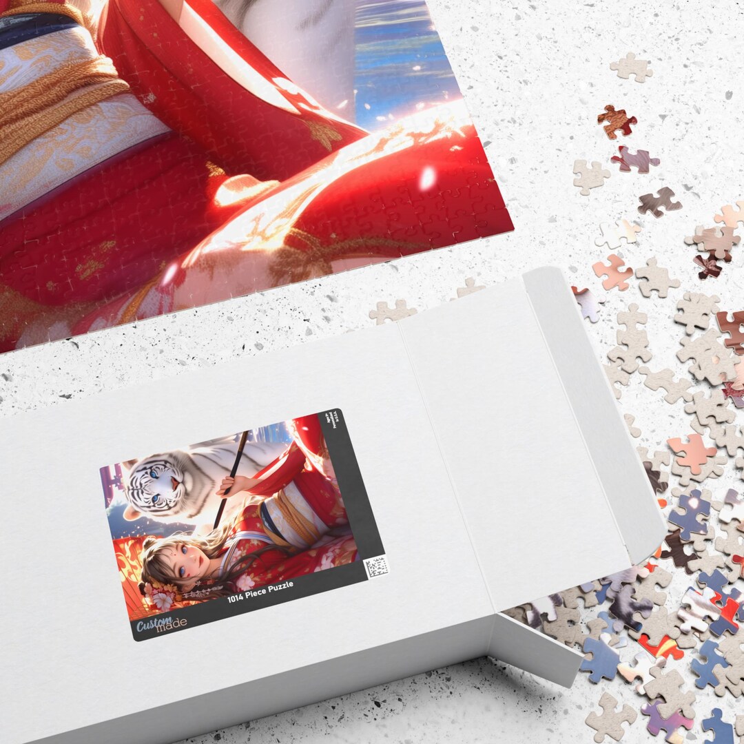 Valkyrie and White Tiger Jigsaw Puzzle, Japanese Culture Gift - Etsy