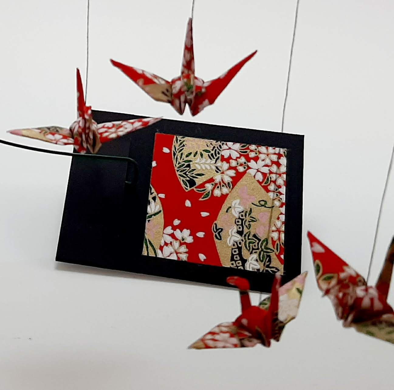 Red & Fans - Desktop Crane Mobile - Etsy