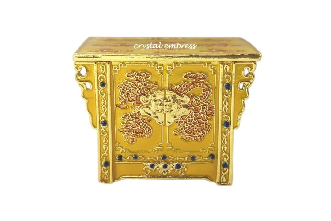 Feng Shui - 2025 Treasure Chest With Double Dragon – Yellow - Etsy