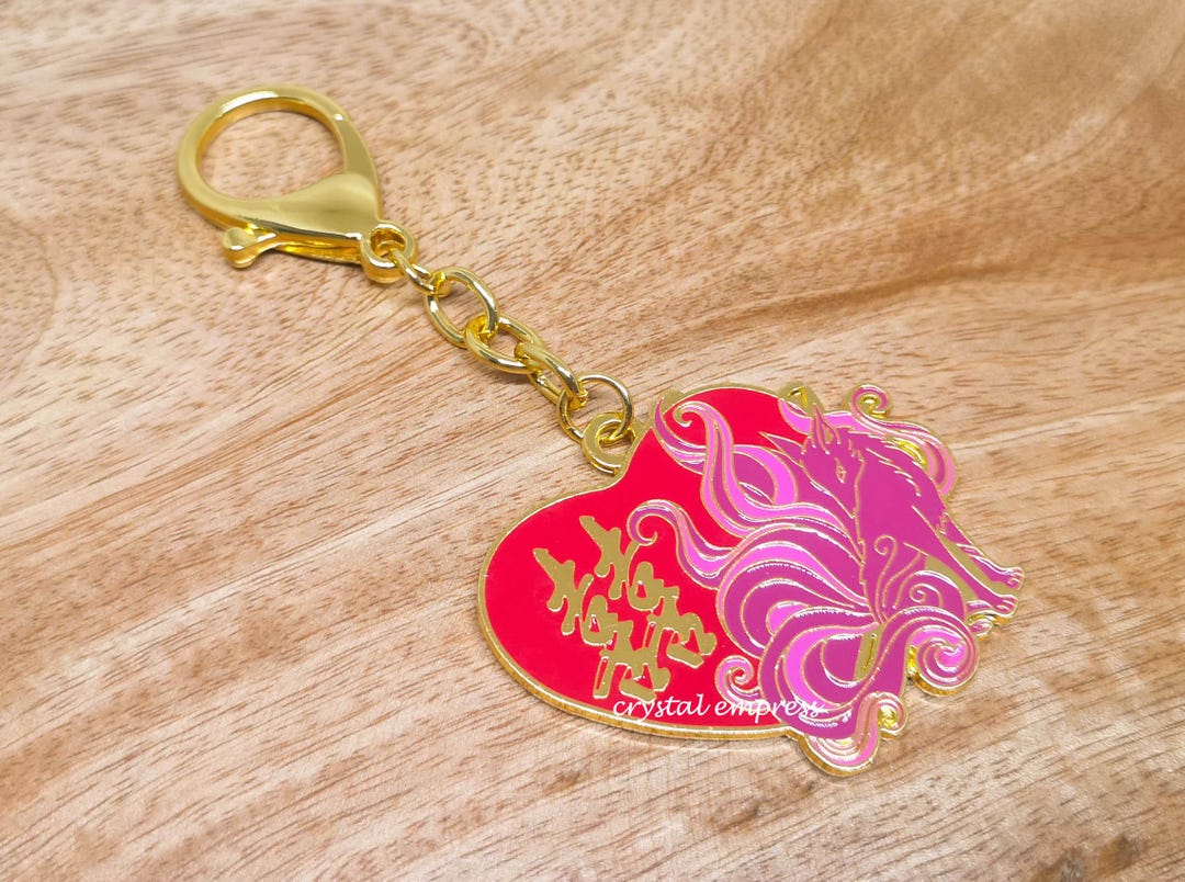 Feng Shui - 2025 9 Tailed Fox Love Amulet Keychain - Etsy
