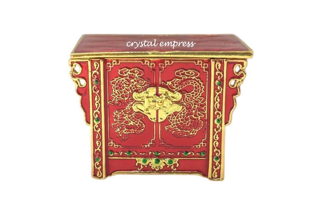 Feng Shui 2025 Treasure Chest With Double Dragon red - Etsy