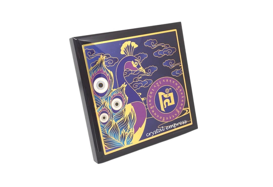 Feng Shui - 2025 Magic Peacock Anti Burglary With Evil Eye Plaque - Etsy