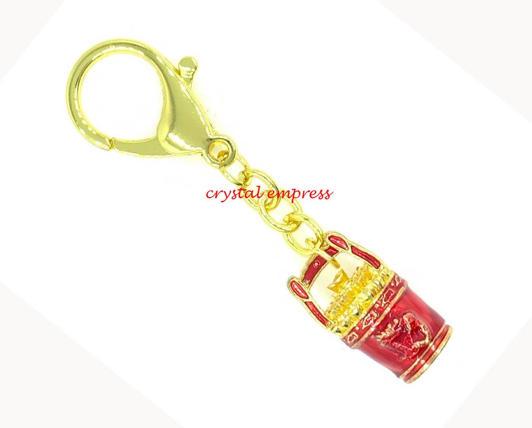 Feng Shui - Buckets of Gold & Good Fortune Keychain – Red - Etsy