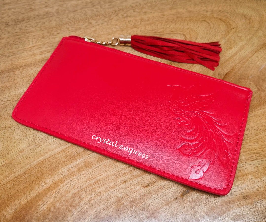 Feng Shui - Red Phoenix Wealth Wallet - Etsy