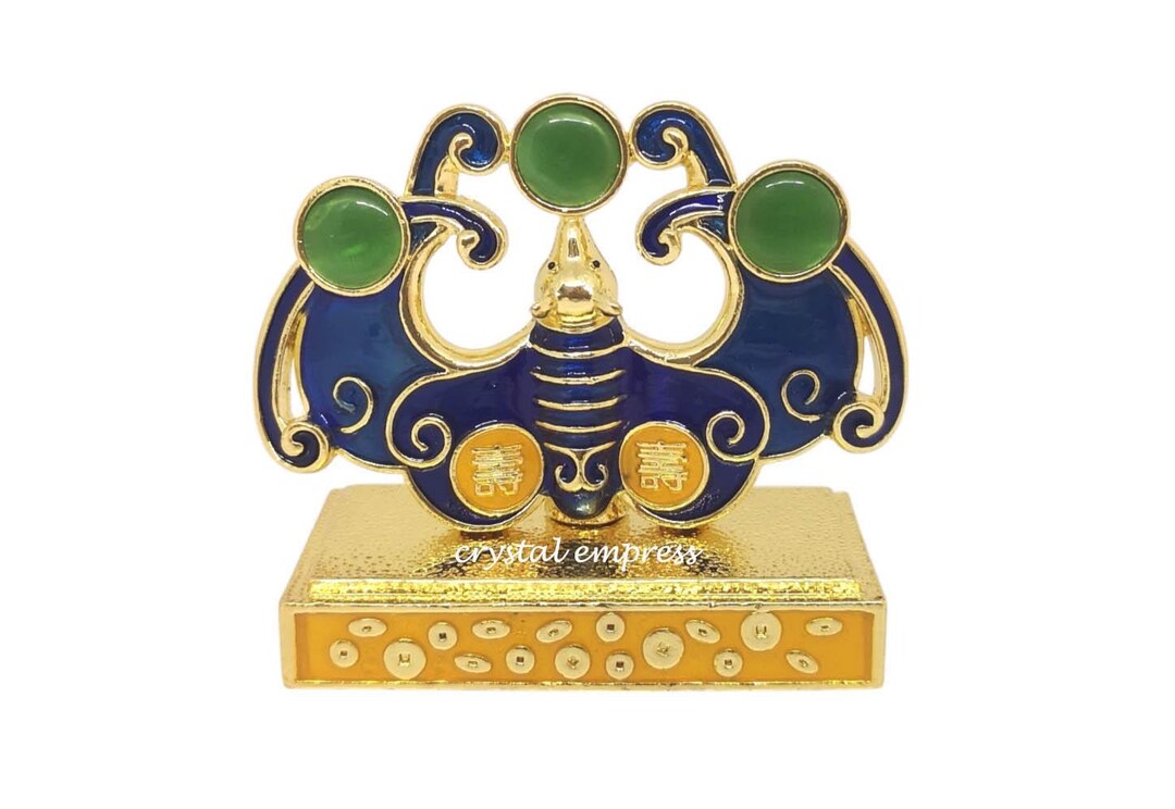 Feng Shui - 2025 3 Jewels Prosperity Bat - Etsy