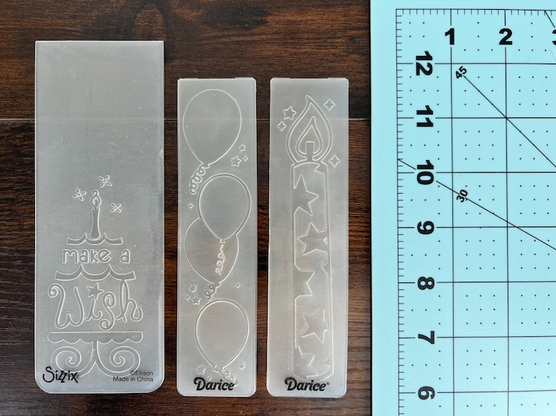 Embossing Folders: Cuttlebug Provo Craft Sizzix Phrases and Borders - Etsy