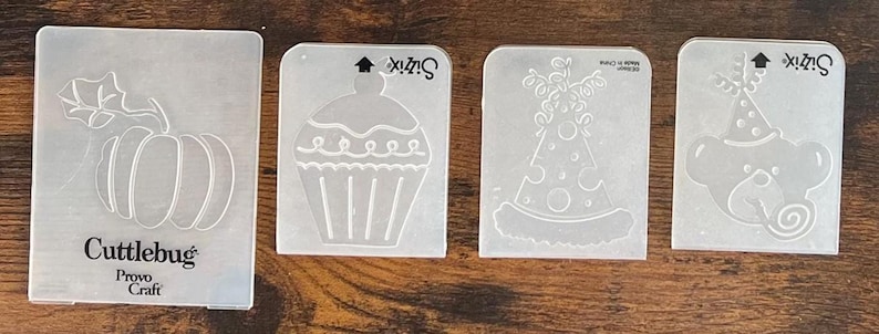 Embossing Folders: Cuttlebug Provo Craft Sizzix Phrases and Borders - Etsy