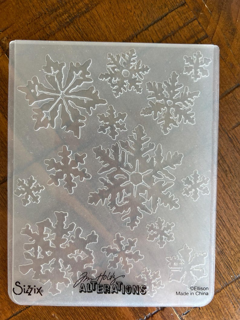 Embossing Folders: Snow, Winter, Pumpkin, Spider Web, Stars, Geisha ...