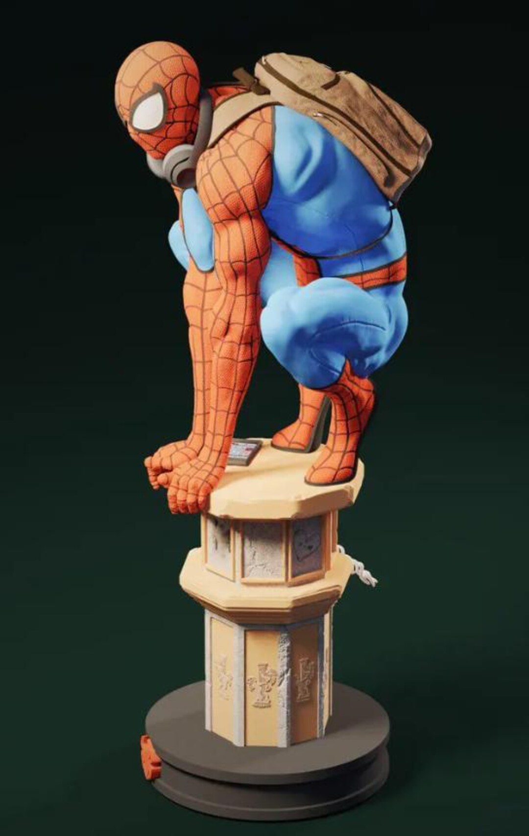 Spider-man Figure (resin-statue) - Handmade Painted Collectible - Etsy