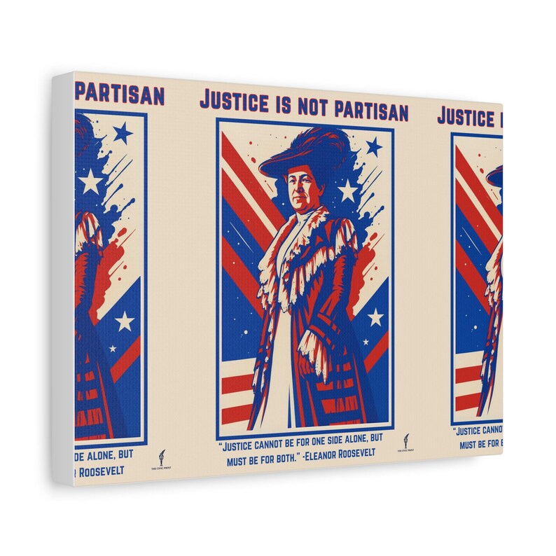 Eleanor Roosevelt Patriotic Pop Art Print | Red White Blue Wall Art ...