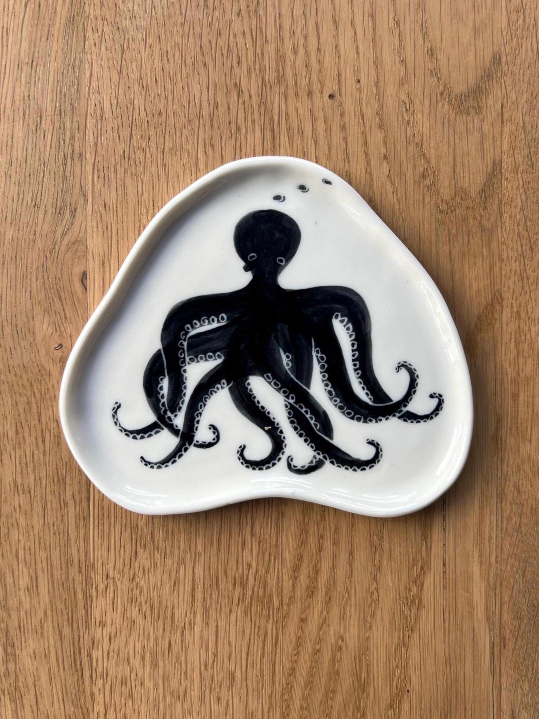 Ceramic Octopus Ring Dish / Spoon Rest - Etsy