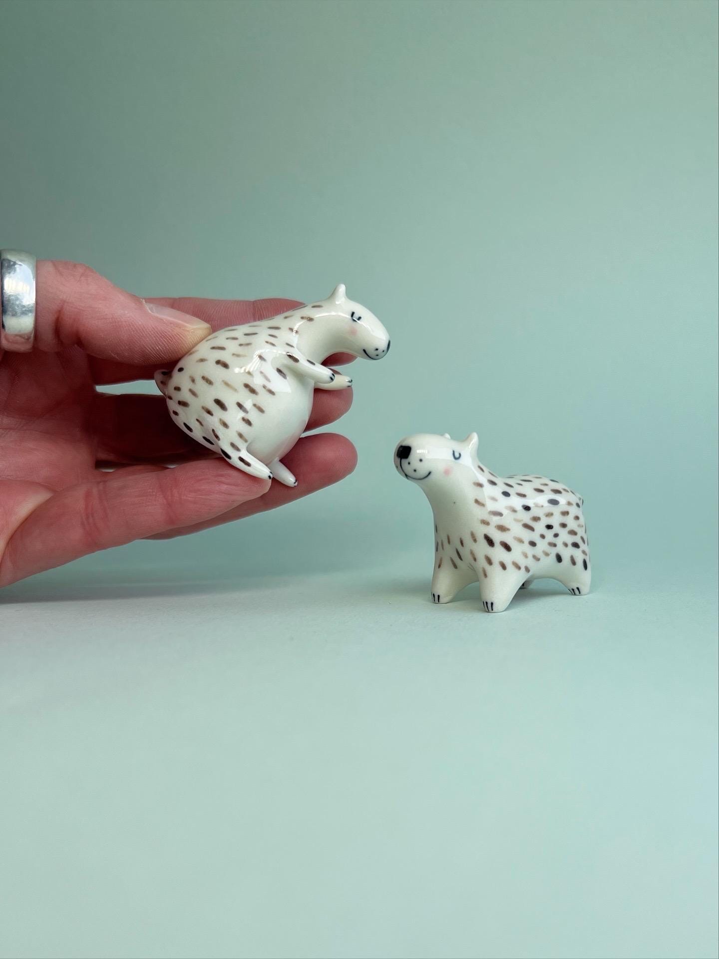 Ceramic Capybara Ring Holder Totem Ornament - Etsy
