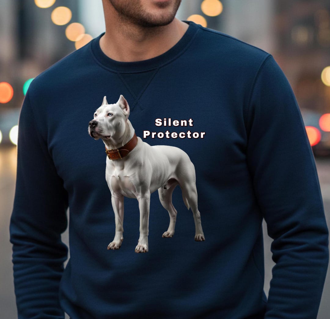 Dogo Argentino Crewneck Sweatshirt, Realistic Dog Graphic Gift for Dog ...