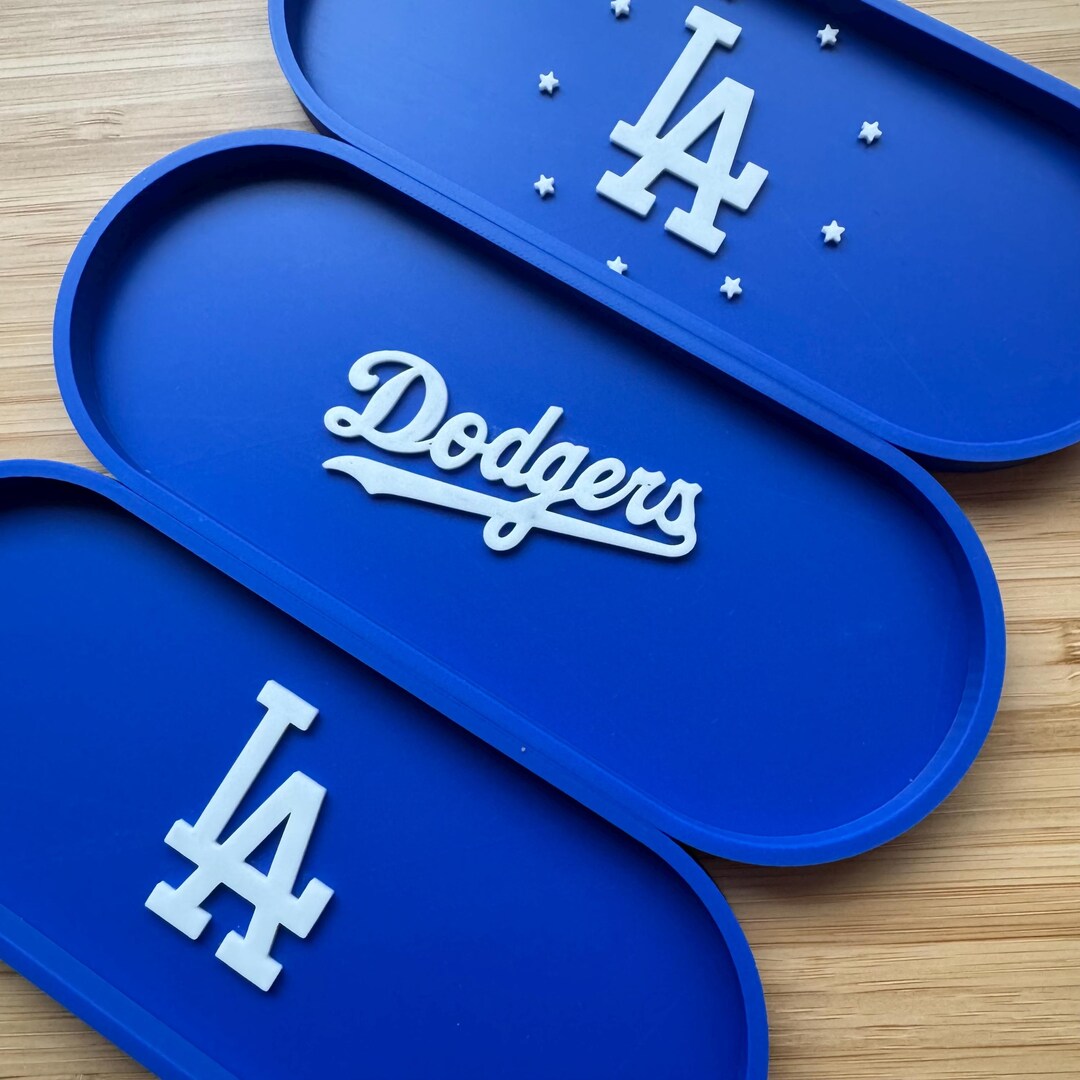 Los Angeles Dodgers | 3D Printed Trinket Tray | Desk Organizer ...