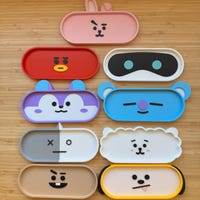 Bt21-bangtan Series | 3D Printed Trinket Tray | Desk Organizer ...
