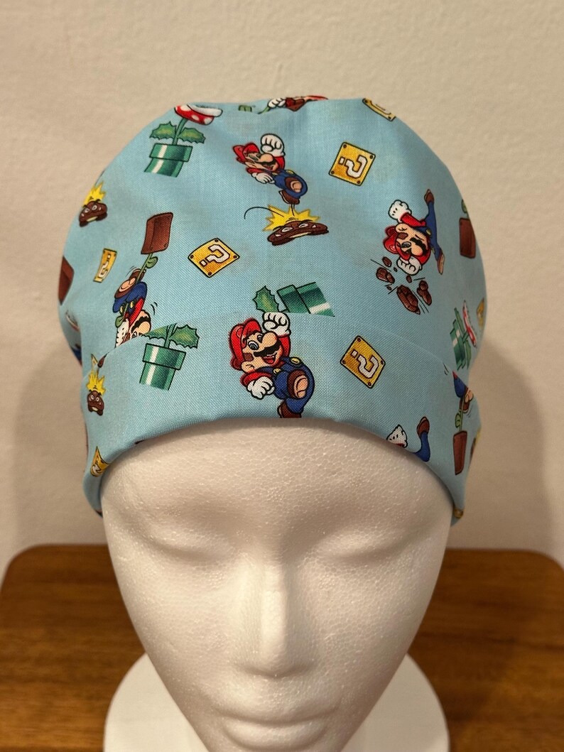 Super Mario Scrub Hat - Etsy