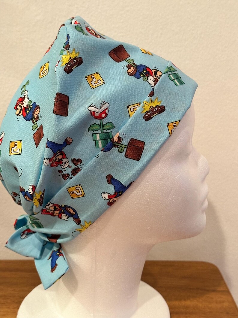 Super Mario Scrub Hat - Etsy